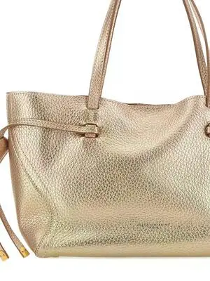GIANNI CHIARINI Hammered Drawstring Shoulder Bag