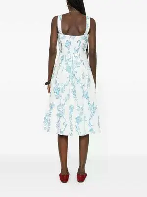 Etro Floral Print Midi Dress