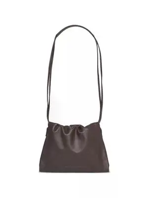 Brunello Cucinelli Gathered Leather Shoulder Bag