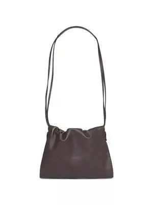 Brunello Cucinelli Gathered Leather Shoulder Bag