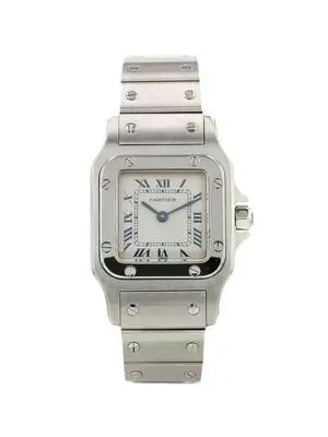 Cartier 2000 Santos Galbée 24mm Watch - White