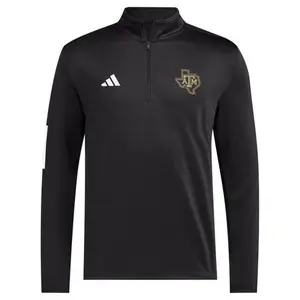 Adidas Texas A&m Aggies Half-zip Golf Jacket
