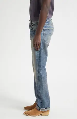 Double Rl Slim Fit Selvedge Bootcut Jeans