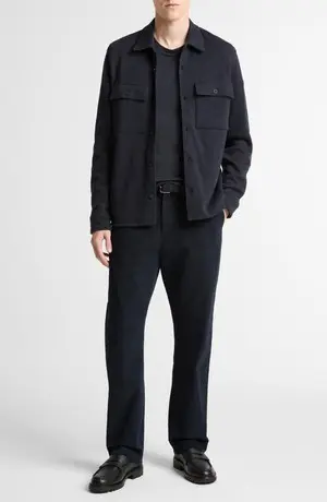 Vince Double Slub Shirt Jacket - Coastal