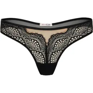 ADORE ME Sonja Thong Panties - Black