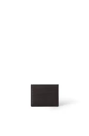 Brunello Cucinelli Calfskin Card Case - Brown