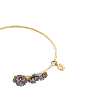 FABLE ENGLAND Pansy & Pearl Bangle