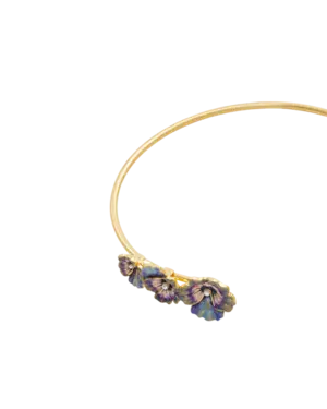 FABLE ENGLAND Pansy & Pearl Bangle