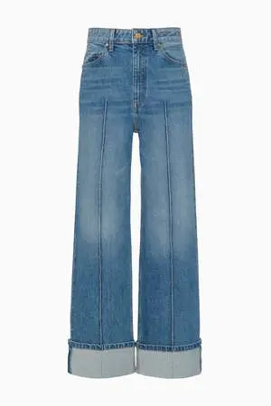 Ulla Johnson The Genevieve Stretch Pintuck Jean - Danube