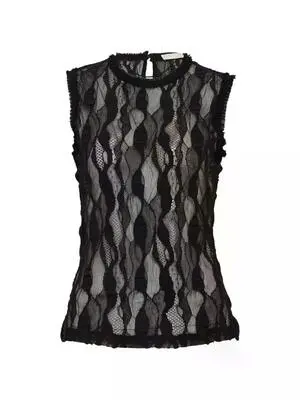 Ulla Johnson Lace Ruffled Top