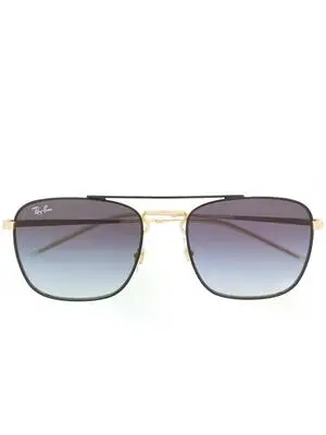Ray-ban Aviator Shaped Sunglasses - Gold