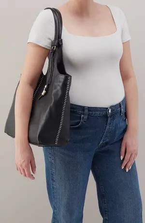 Hobo Leather La Jolla Tote - Black