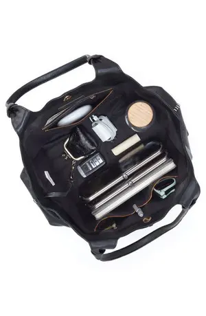 Hobo Leather La Jolla Tote - Black