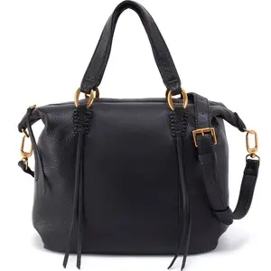 Hobo Harley Leather Satchel - Black