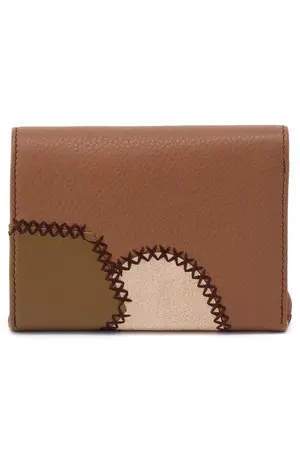 Hobo Compact Robin Leather Frame Wallet
