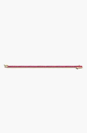 AURATE 6ct Ruby Tennis Bracelet