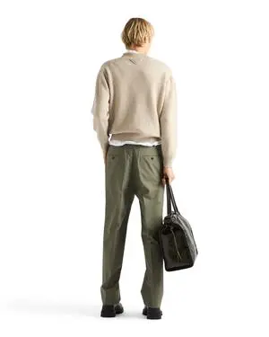 Prada Re-cashmere Crew-neck Sweater - Neutral