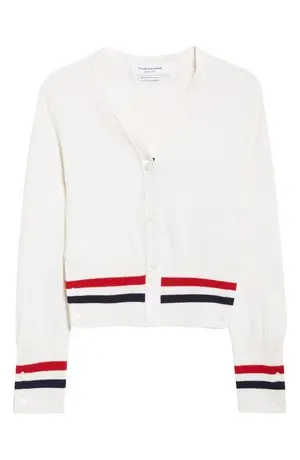 Thom Browne Ribbed Cardigans For Women