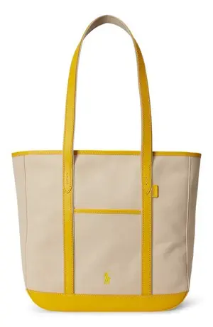 Women's Leather Trimmed Totes