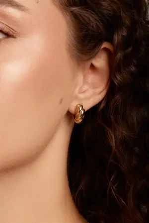 SET & STONES Rowan Hoop Earrings