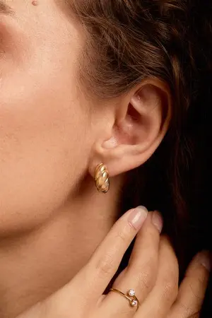 SET & STONES Rowan Hoop Earrings