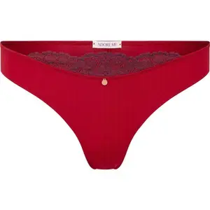 ADORE ME Taissa Tanga Panties - Dark Red