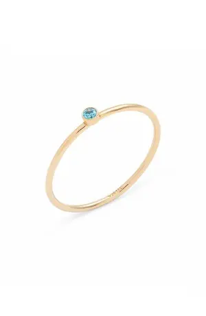 NASHELLE Birthstone-inspired Ring - December Gold