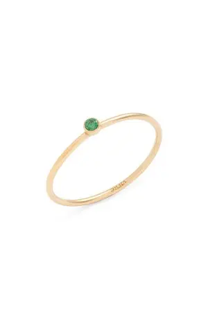 NASHELLE Birthstone-inspired Ring - May Gold