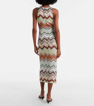 Missoni Zigzag Knitted Midi Dress