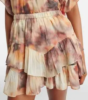 MARANT ETOILE Jocadia Printed Cotton Skort - Multicoloured