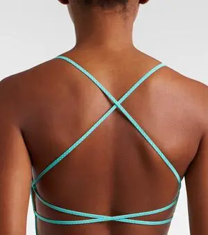 Missoni Open-knit Lame Swimsuit