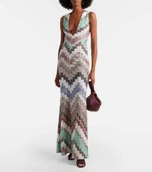 Missoni Zigzag Lamé Maxi Dress