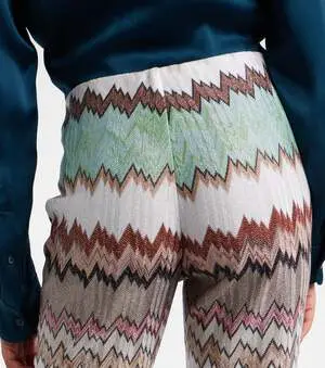 Missoni Zigzag Lame Cropped Pants