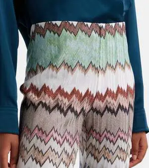 Missoni Zigzag Lame Cropped Pants