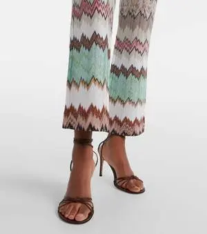 Missoni Zigzag Lame Cropped Pants
