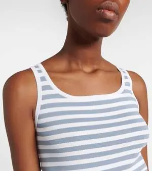 Max Mara Cippo Striped Tank Top - Blue