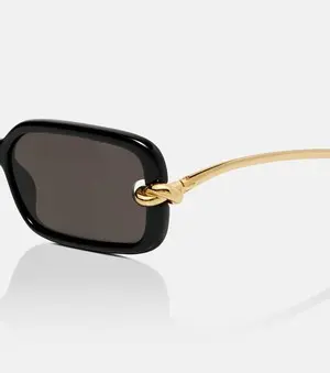 Bottega Veneta Knot Aviator Sunglasses