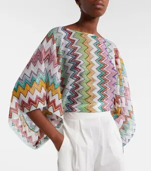 Missoni Zigzag Knitted Top