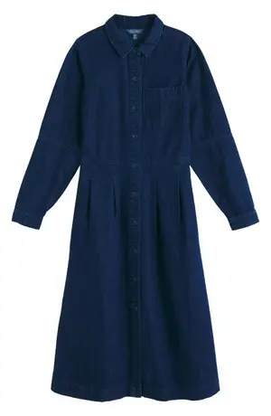 SEASALT CORNWALL Outlines Denim Shirt Dress
