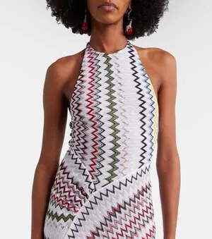 Missoni Zigzag Knitted Maxi Dress