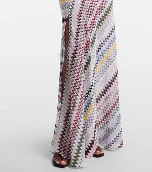 Missoni Zigzag Knitted Maxi Dress