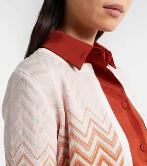 Missoni Zigzag Cotton-blend Cardigan - Multicoloured
