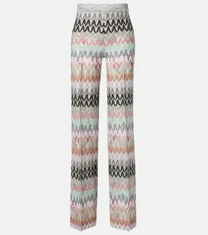 Missoni Zigzag Lamé Straight Pants