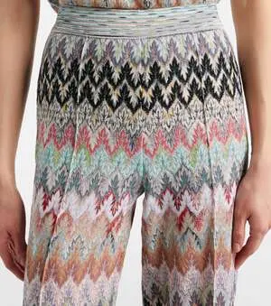 Missoni Zigzag Lamé Straight Pants