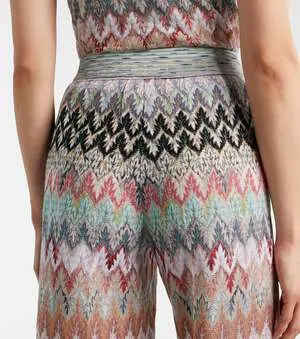 Missoni Zigzag Lamé Straight Pants