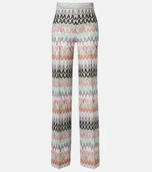 Missoni Zigzag Lamé Straight Pants - Multicoloured