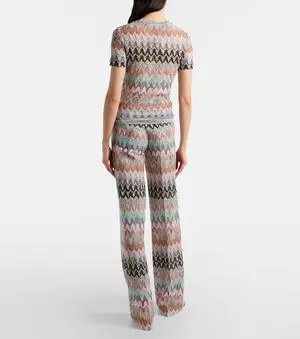 Missoni Zigzag Lamé Straight Pants