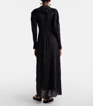 Isabel Marant Étoile Zoen Floral Maxi Dress - Black