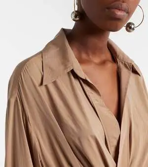 Isabel Marant Étoile Keren Gathered Wrap Top - Beige