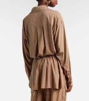 Isabel Marant Étoile Keren Gathered Wrap Top - Beige
